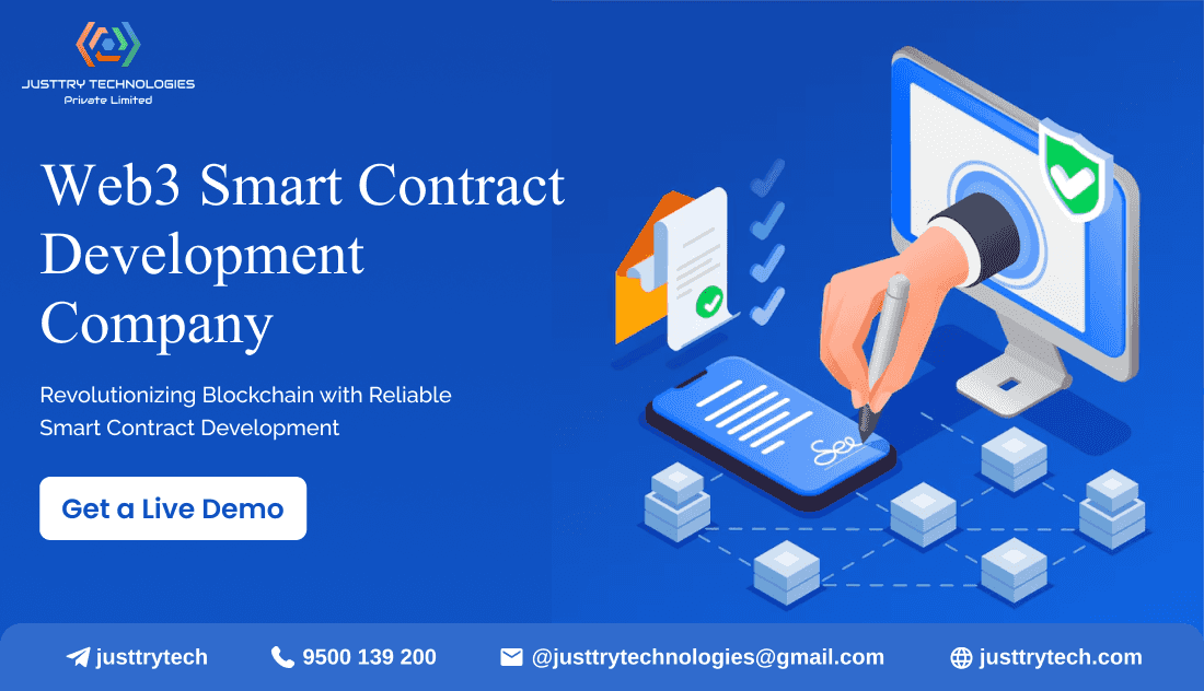 Web3 Smart Contract Development Company | Justtry Technologies
